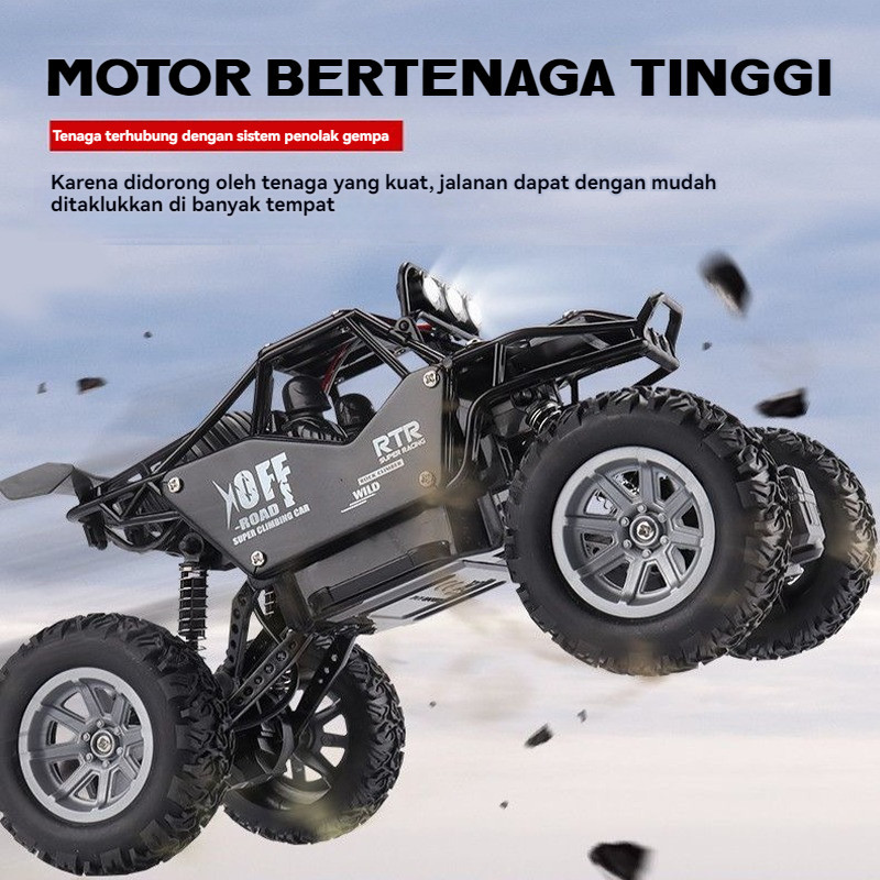Jual Mainan Mobil Remote Control Mobil Off Road Climbing Car RC Rock Crawler 2WD Powerful ...