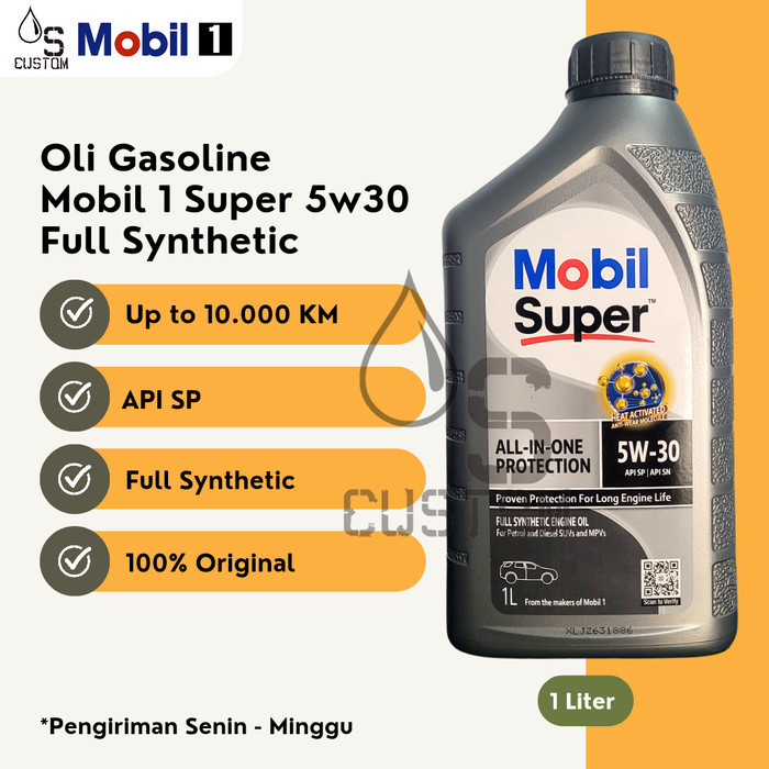 Jual Oli Mobil 1 Super 5w30 Full Synthetic 1 Liter All In One ...