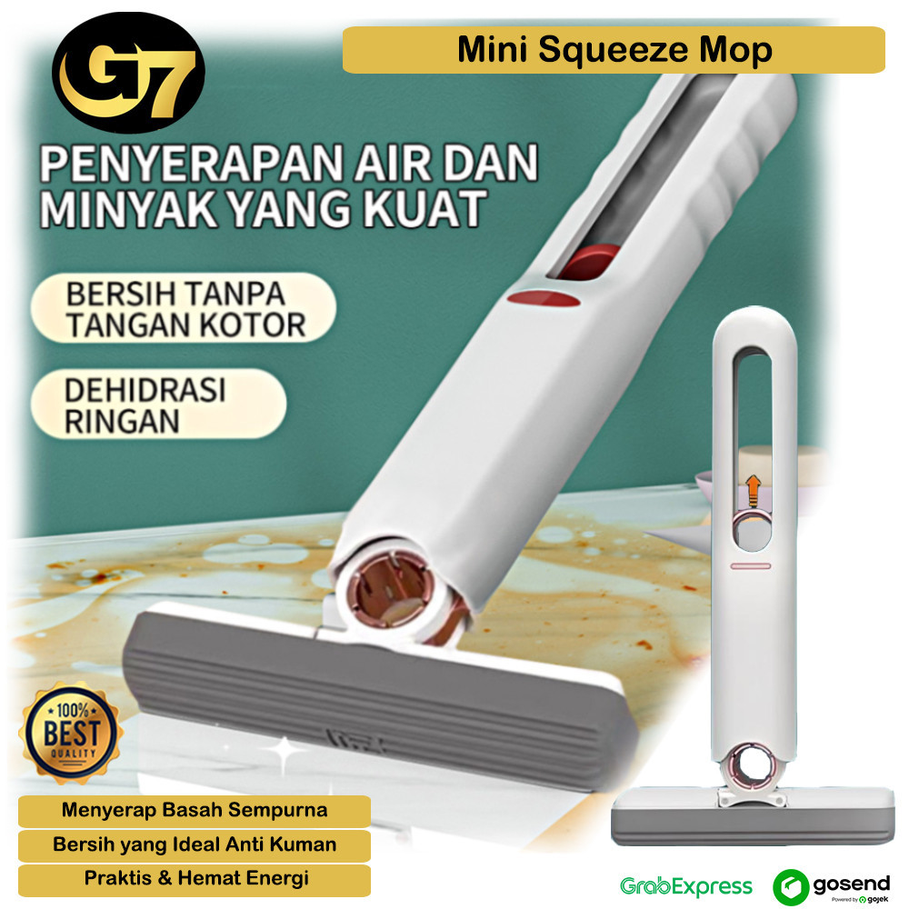 Jual Pel Mini Portable Lipat Serbaguna Super Mop Mini Pel Pembersih ...