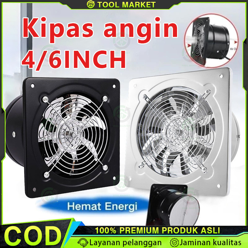 Jual Bottom top - 4 Inch/6Inch Exhaust Fan Kipas Angin Plafon Kipas ...