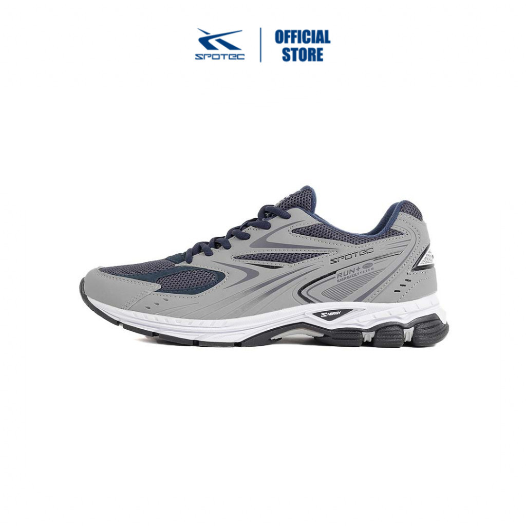 Jual Spotec Running Glade Sepatu Lari Pria Wanita - Abu Biru Tua ...