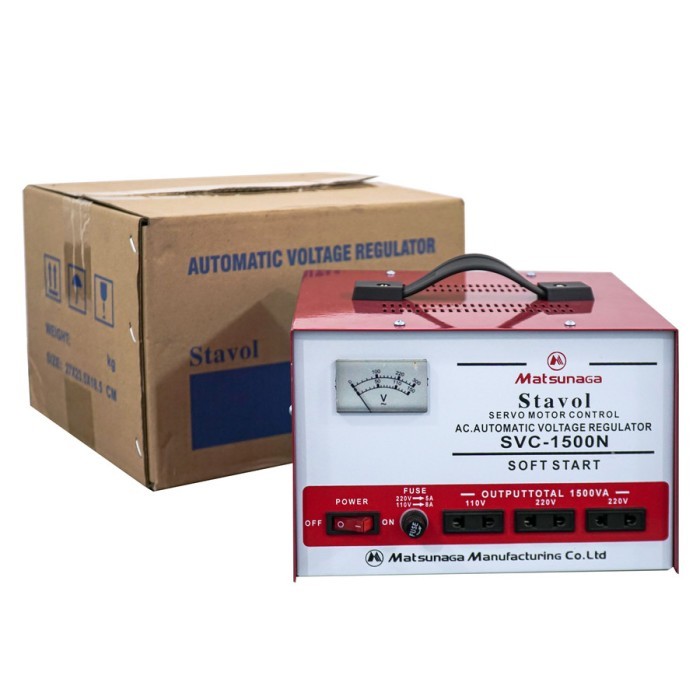 Jual STABILIZER 1500 WATT STAVOL MATSUNAGA | Shopee Indonesia