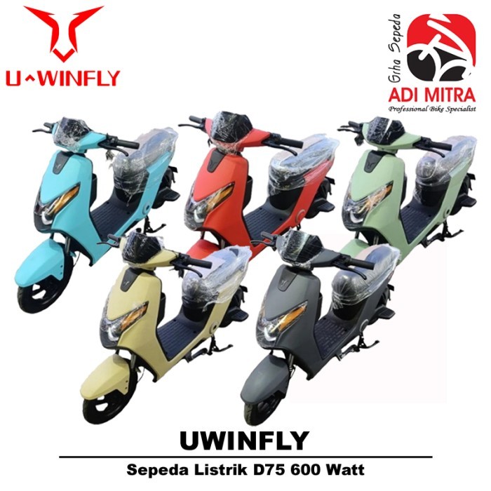 Jual UWINFLY D75 Sepeda Listrik 600 Watt | Shopee Indonesia