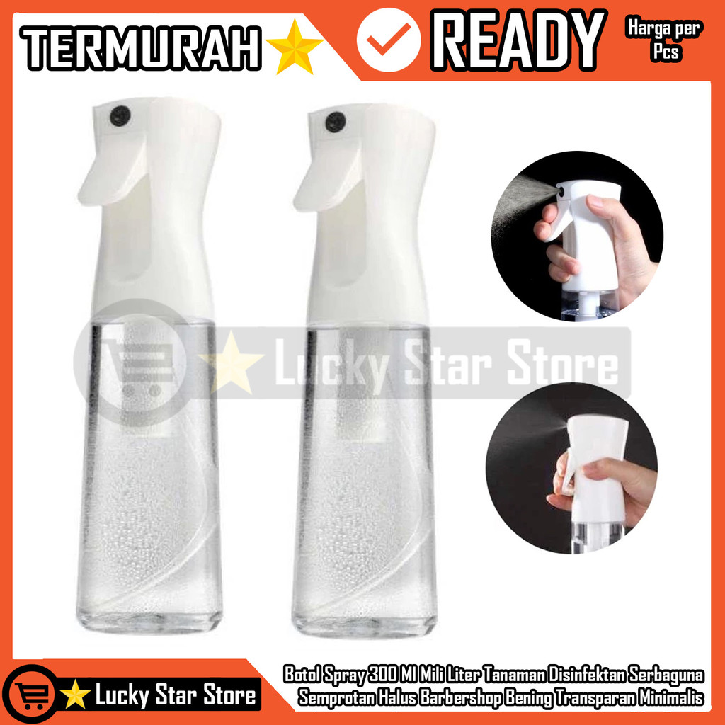 Jual Botol Spray 300 Ml Semprot Semprotan Ukuran Kapasitas Mili Liter ...