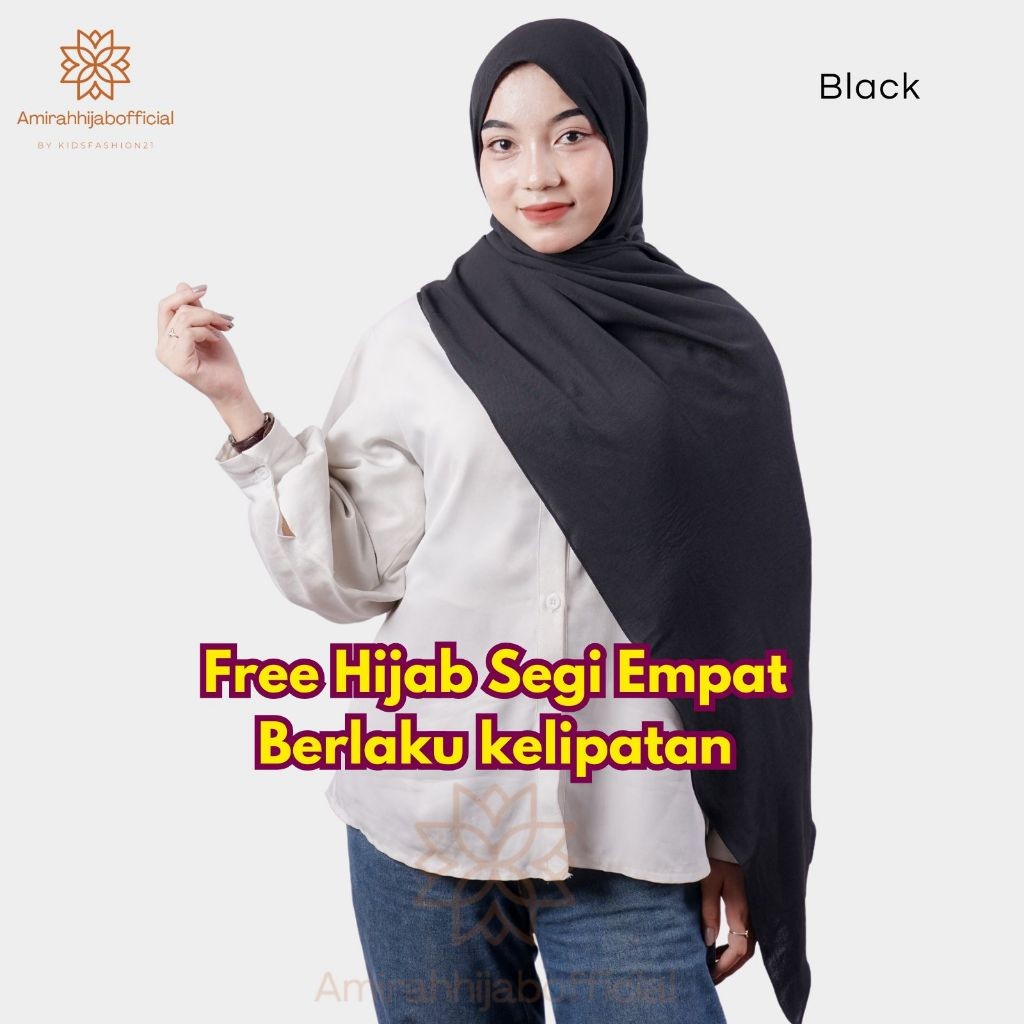 Jual Amirah Hijab - Jilbab Pashmina Crinkle Airflow Shawl Cotton Ukuran ...