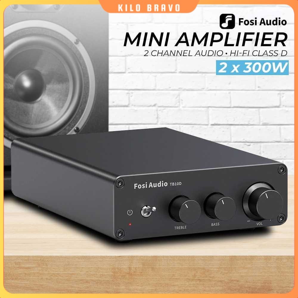 Jual Mini Amplifier 2 Channel Audio Hi-Fi Class D 2x300W - Fosi Audio TB10D | Shopee Indonesia