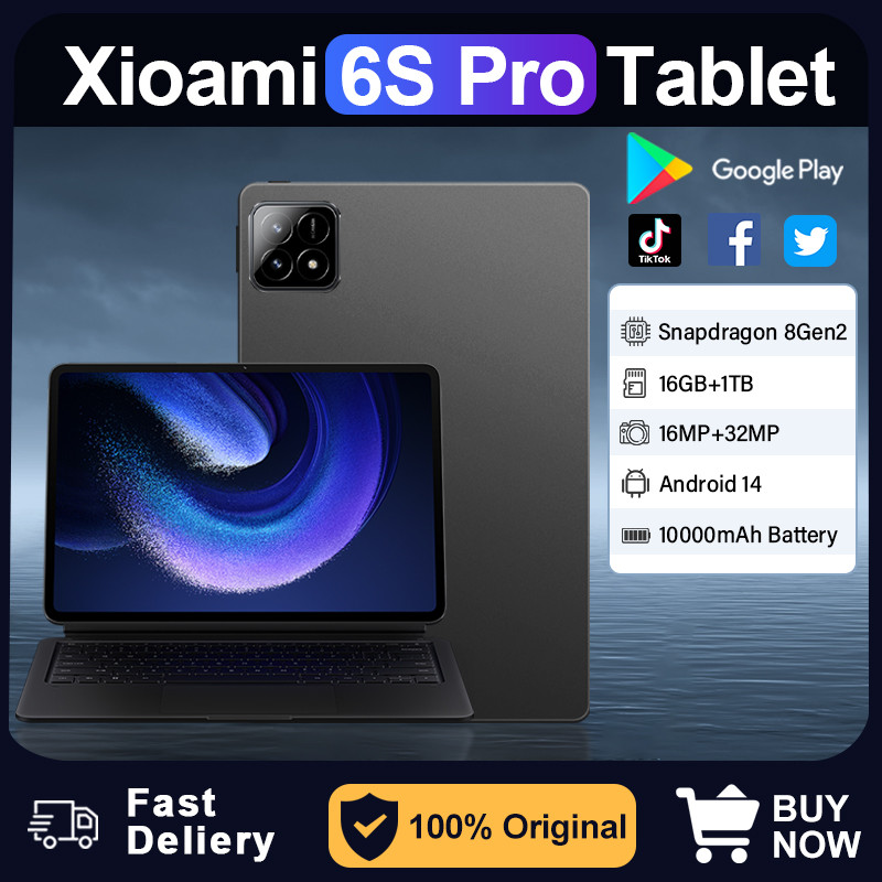 Jual 2024 New Xioami Pad 6S Pro Global Version Tablet Android 14 ...