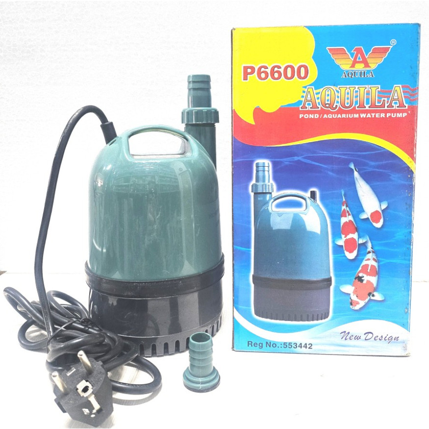 Jual Pompa Air Celup Aquila Kolam P6600 AQUILA WATER PUMP P-6600 | Shopee Indonesia
