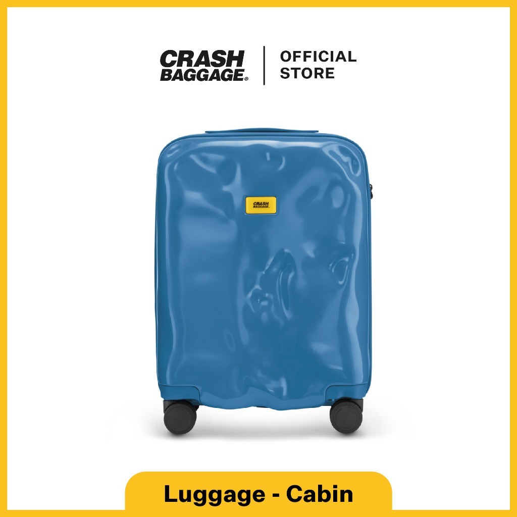 Jual Crash Baggage Icon Luggage Tone On Tone Petrol Blue 35 lt Cabin ...