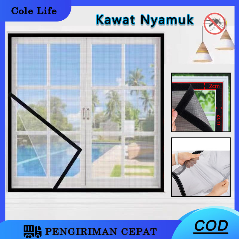 Jual Kawat Nyamuk Magnet Kassa Nilon Anti Nyamuk Kasa Jaring Anti ...