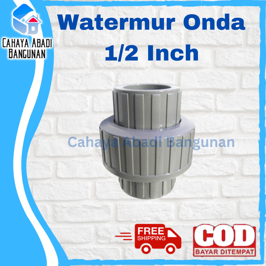 Jual Watermur / Water Mur PVC ONDA Polos 1/2" | Shopee Indonesia