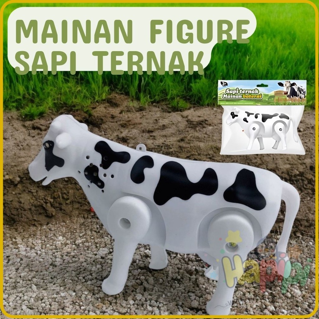 Jual MAINAN EDUKATIF FIGUR SAPI TERNAK BATERAI BERGERAK LAMPU SUARA ...