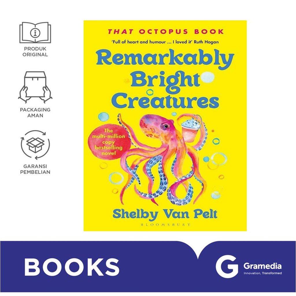 Jual Remarkably Bright Creatures ( Shelby Van Pelt ) | Shopee Indonesia