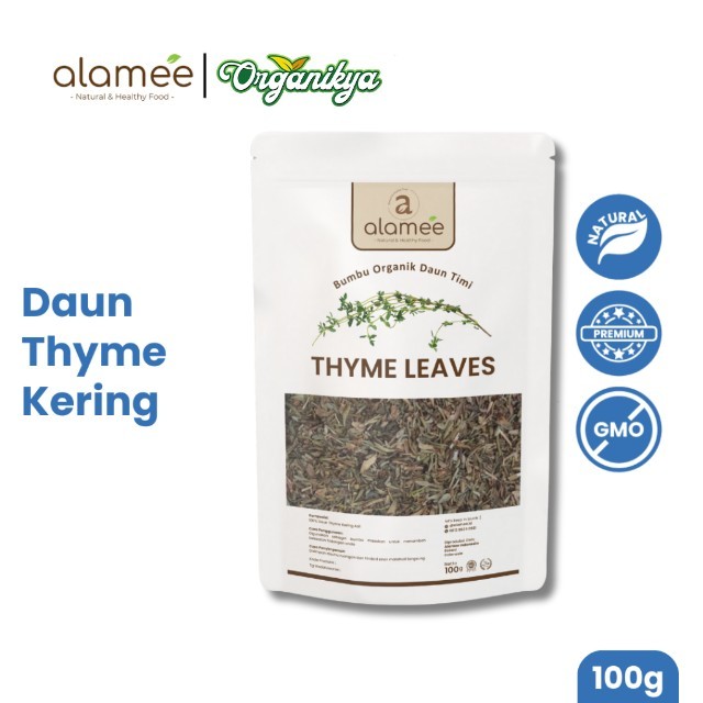 Jual ALAMEE Thyme Kering Daun Timi Bumbu Dapur Organik Garnish Dried ...