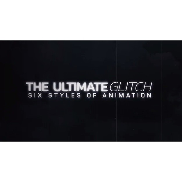 Jual Glitch Title Animation Presets Pack Glitch Text Maker After ...