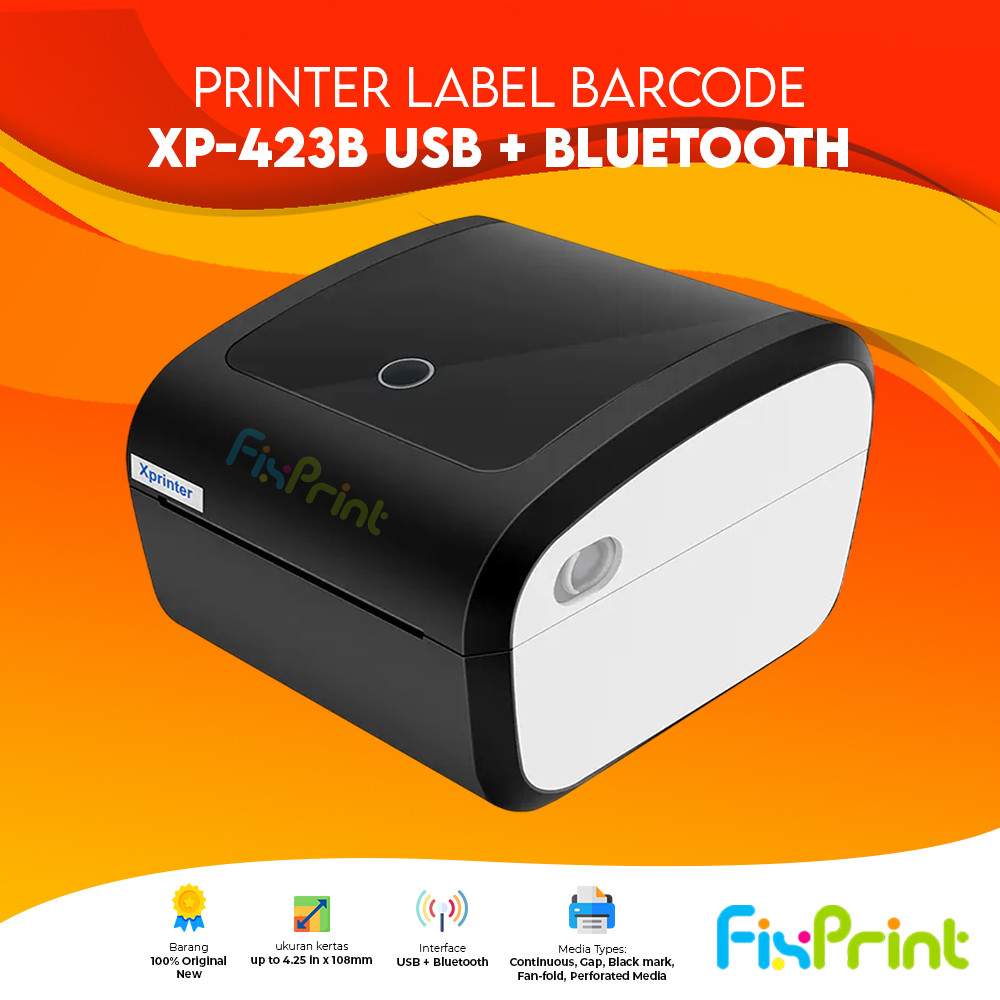 Jual Printer Thermal Cetak Label Marketplace Online XP420B Interface Bluetooth / LAN / WIFI ...