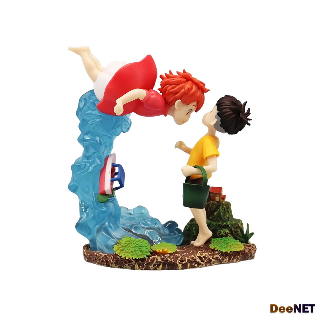 Jual Ponyo and Sosuke Ponyo on The Cliff 15cm Action Figure PVC D ...