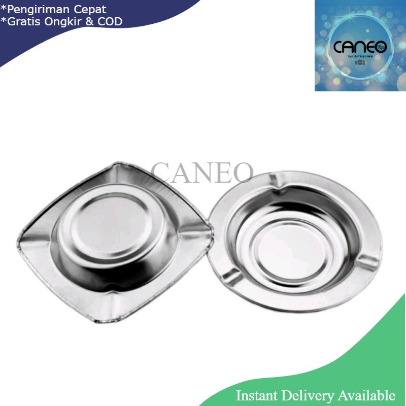 Jual Ashtray Asbak Steinless Abu Rokok Souvenir Kantor Asbak Rokok ...