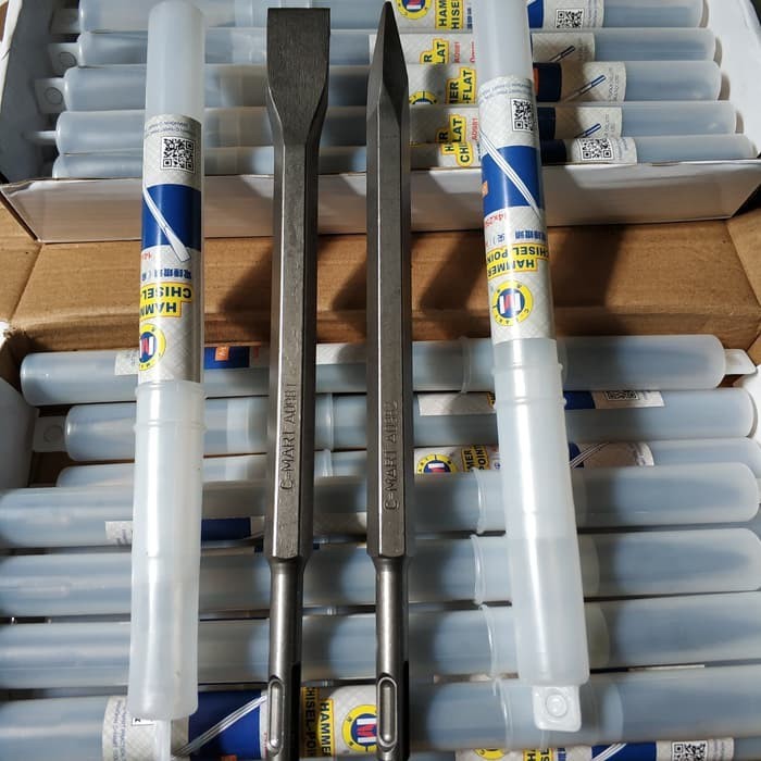 Jual Paket SDS Plus Flat Pointed Chisel 14 x 280 mm Mata Bobok Bor ...