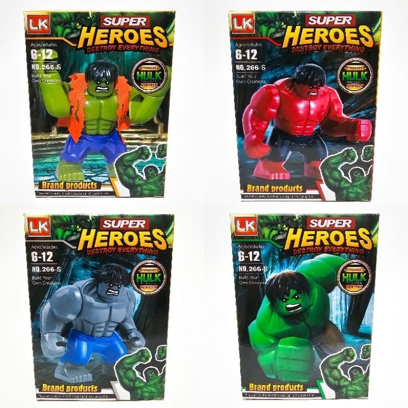 Jual Mainan Bricks Super Hero Hulk Balok Susun Building Block | Shopee ...