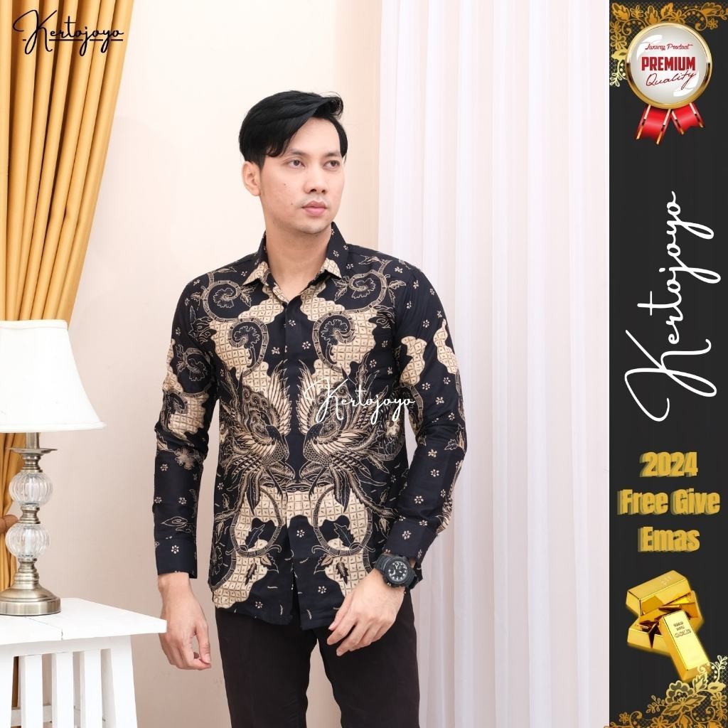 Jual Batik Slimfit Pria Premium Bahan Katun Super Kemeja Batik Alisan ...