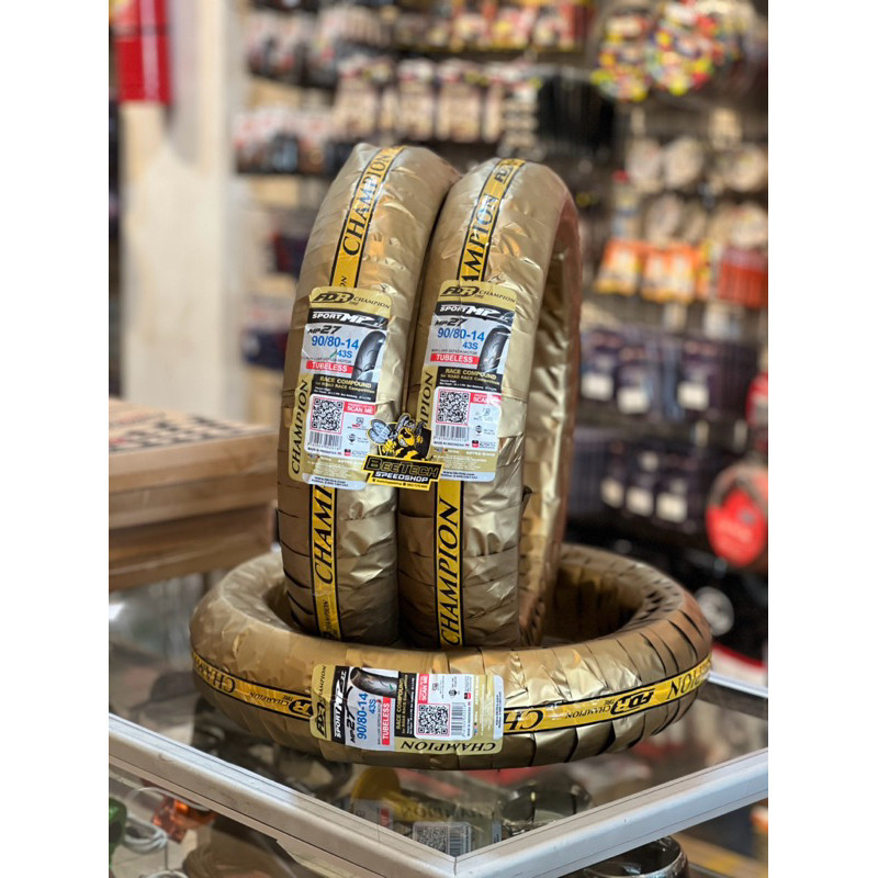 Jual BAN FDR CHAMPION MP 27 SOFT COMPOUND RING 17 DAN 14 ukuran 90/80 ...