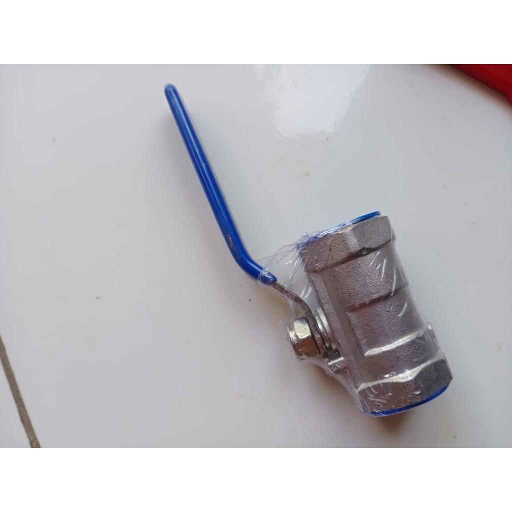 Jual BALL VALVE / STOP KRAN / KERAN BESI GALVANIS 3/4" INCH | Shopee ...
