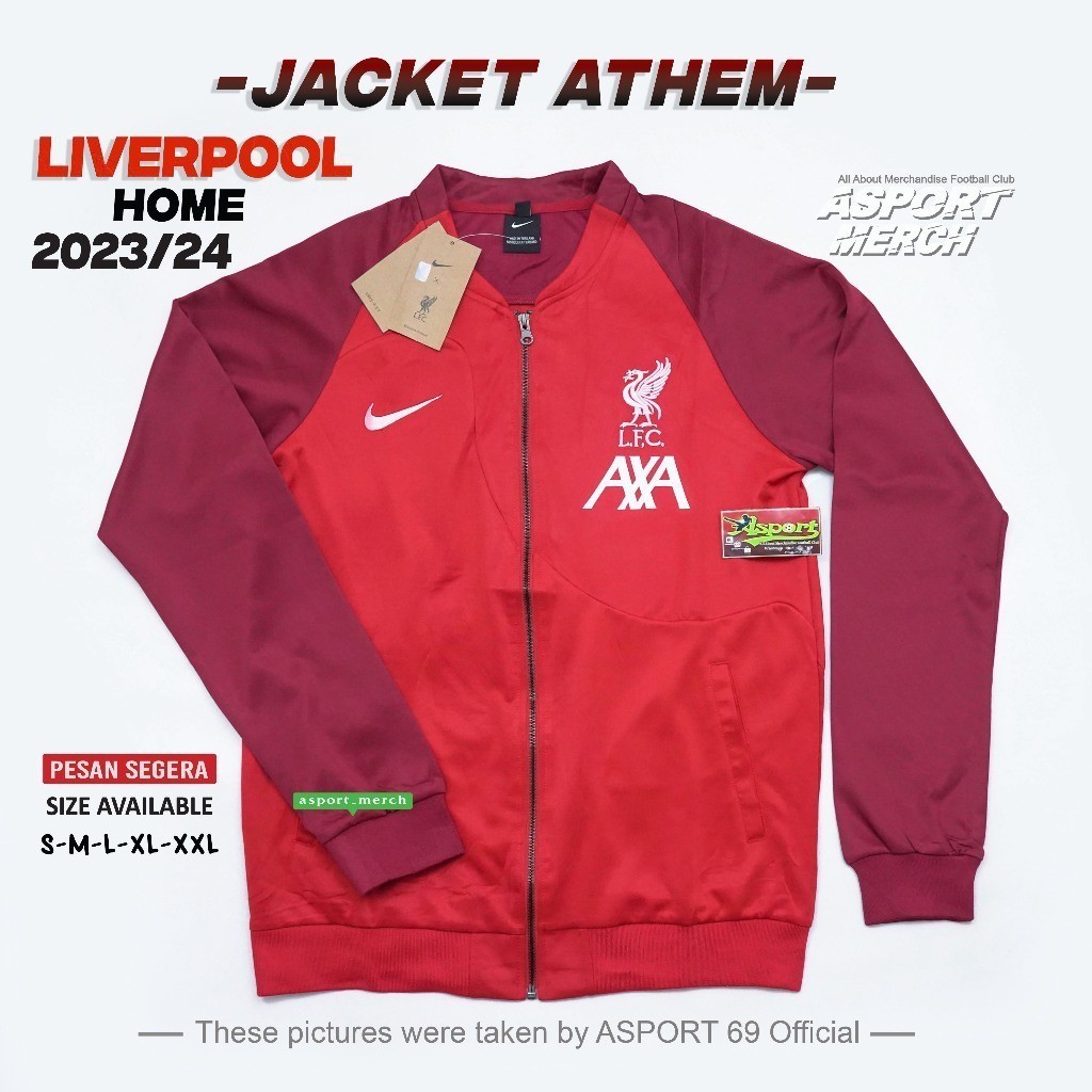 Jual JAKET ATHEM LIVERPOOL 2023 2024 JAKET LFC | Shopee Indonesia