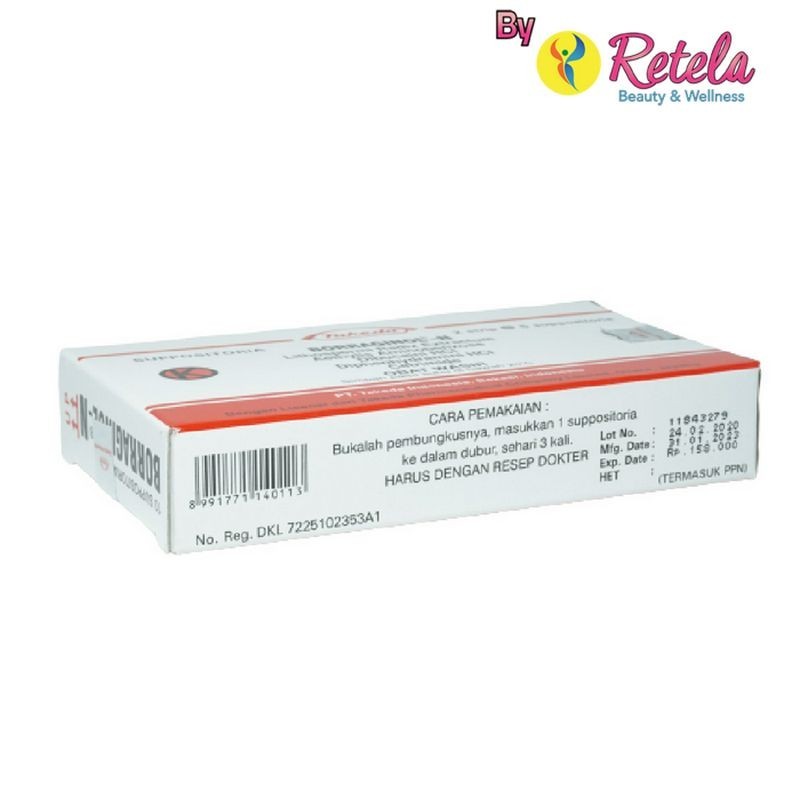 Jual BORRAGINOL N SUPP 5 SUPPOSITORIA | Shopee Indonesia