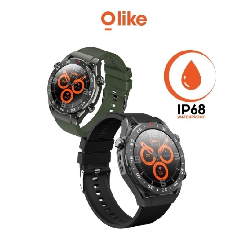 Jual OLIKE FM01 ATLAS SMARTWATCH WATERPROOF IP68 GARANSI Original | Shopee Indonesia
