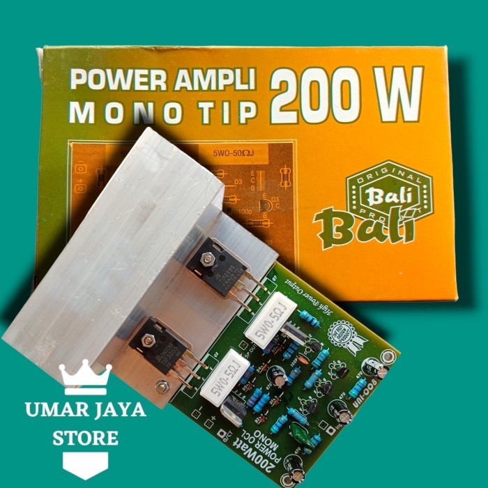 Jual KIT POWER AMPLIFIER MONO 200 WATT KIT AUDIO AMPLIFIER 200 WATT ...