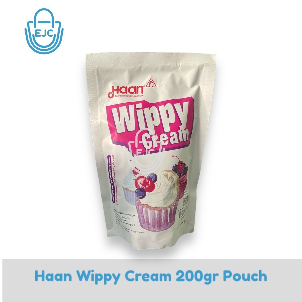 Jual Haan Wippy Cream Whip Whiping Whipping Crean 200gr KEMASAN POUCH ...