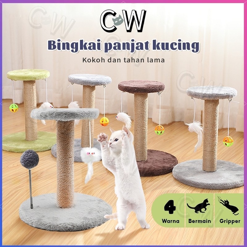 Jual Bingkai panjat kucing Tiang garukan kucing Mainan hiburan kucing ...