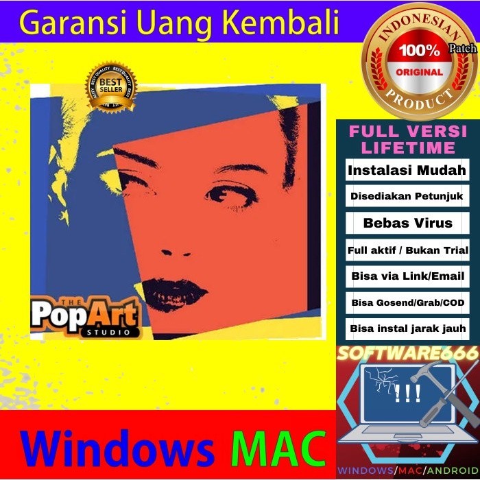 Jual Software Edit Grafik: Pop Art Studio 10.0 Batch Edition [WIN ...