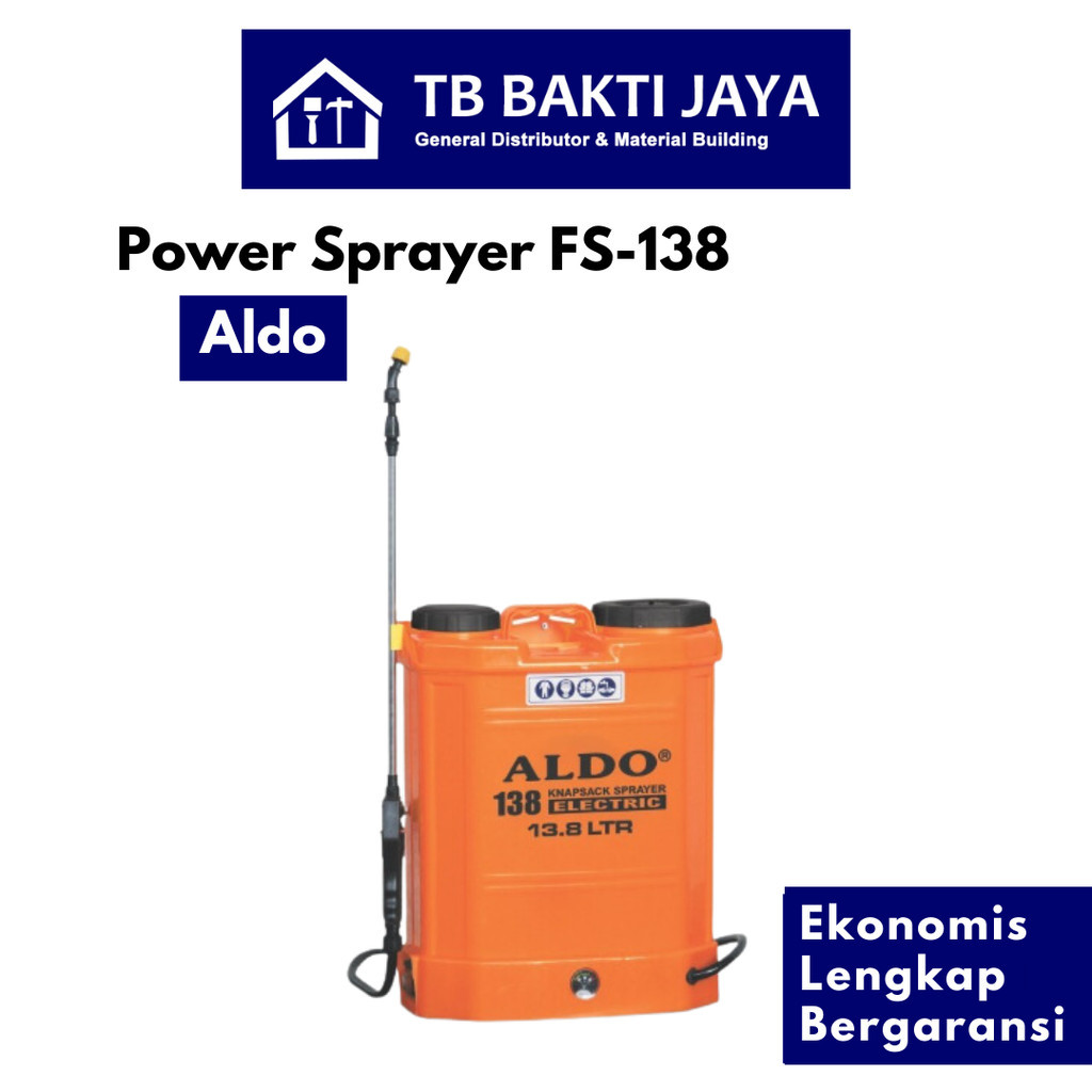 Jual Aldo Power Sprayer FS-138 Alat Semprotan Hama / Pompa Hama Elektrik | Shopee Indonesia