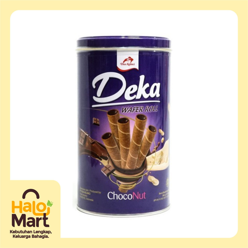 Jual DEKA WAFER ROLL CHOCONUT 300G TIN | Shopee Indonesia