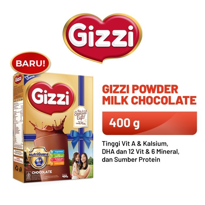 Jual Gizzi Susu Bubuk 400gr Cokelat | Shopee Indonesia