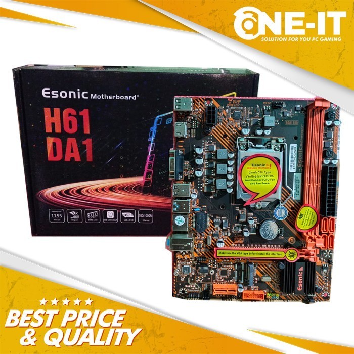 Jual Motherboard Esonic H61DA1 M.2 Nvme H61 DA1 | Shopee Indonesia