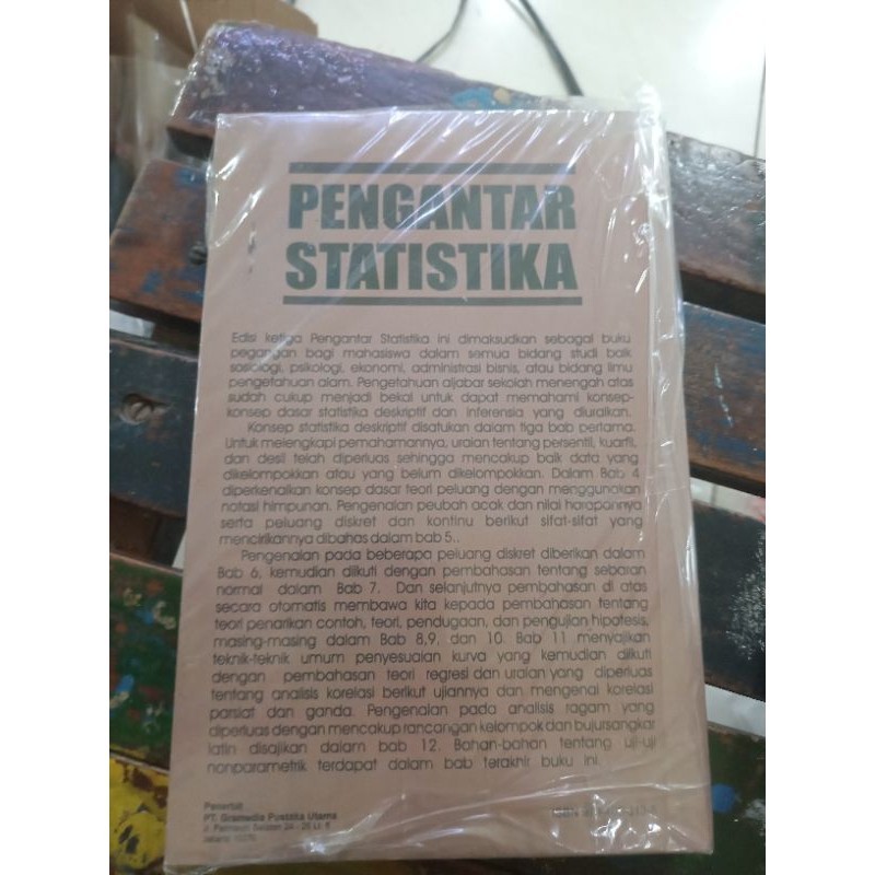 Jual PENGANTAR STATISTIKA EDISI KE 3 BY RONALD E WALPOLE | Shopee Indonesia Jual PENGANTAR STATISTIKA EDISI KE 3 BY RONALD E WALPOLE | Shopee Indonesia