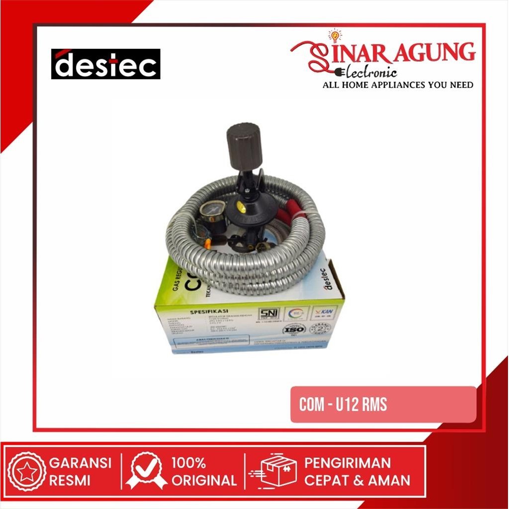 Jual DESTEC REGULATOR GAS COM U12R - U12RM KUNCI PENGAMAN GANDA ANTI ...