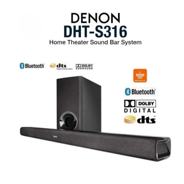 Jual DENON DHT-S316 / DHTS316 / DHT S316 SOUNDBAR | Shopee Indonesia