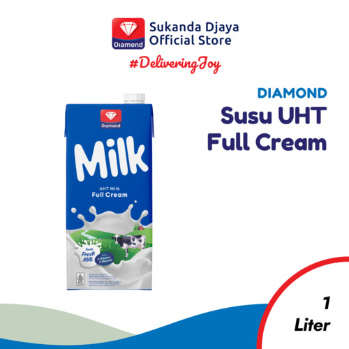 Jual Diamond Milk Susu UHT Full Cream 1 L | Shopee Indonesia