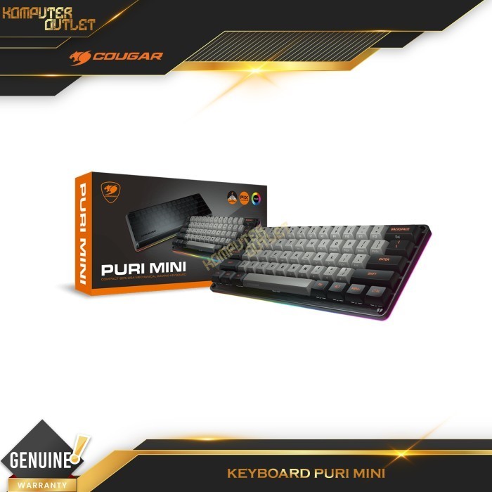 Jual Cougar Puri Mini Compact 60% DSA Mechanical Gaming Keyboard ...