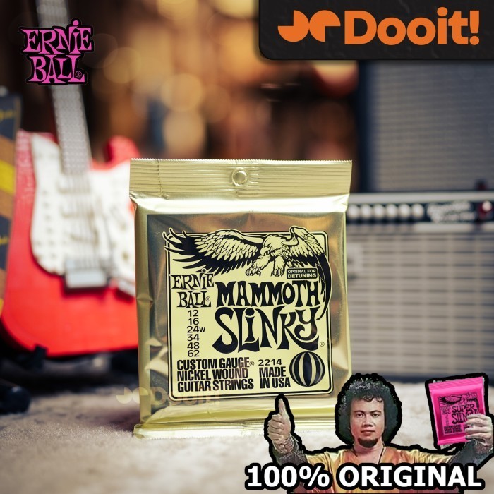 Jual Ernie Ball Ernieball Mammoth Slinky Nickel Wound 2214 Electric ...