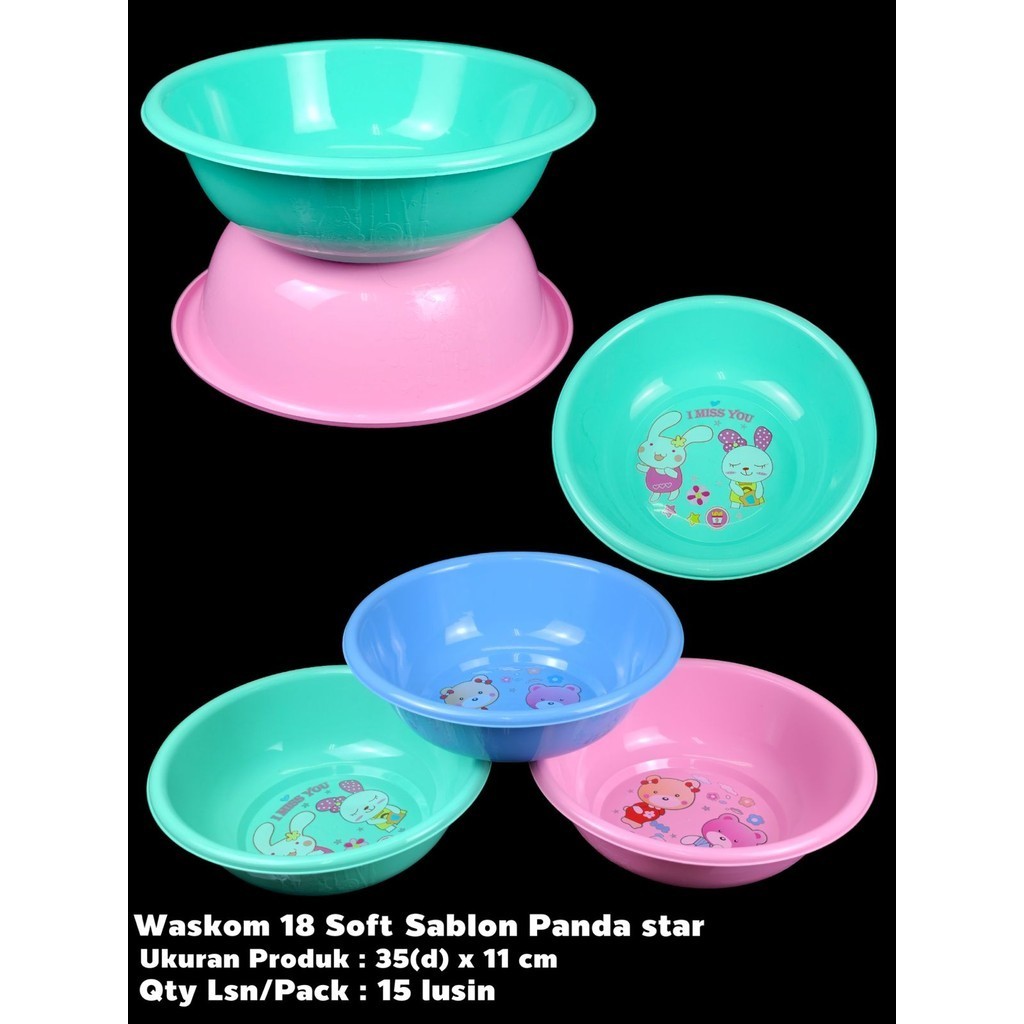 Jual BASKOM 18 SOFT SABLON PANDA/WASKOM 18 GAMBAR/BASKOM SELAMETAN ...