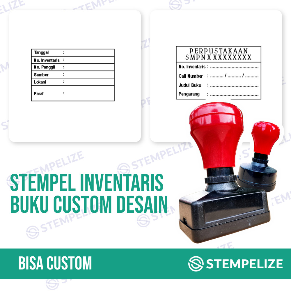 Jual Stempel Inventaris Buku Custom Desain | Shopee Indonesia