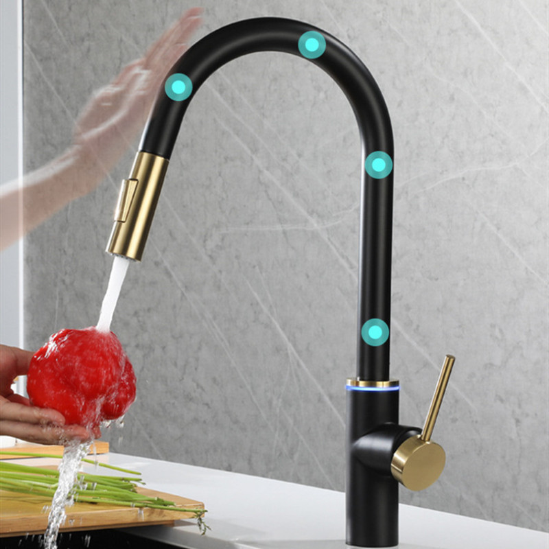Jual Smart Touch Kitchen Faucets Crane For Sensor Kitchen Water Tap ...