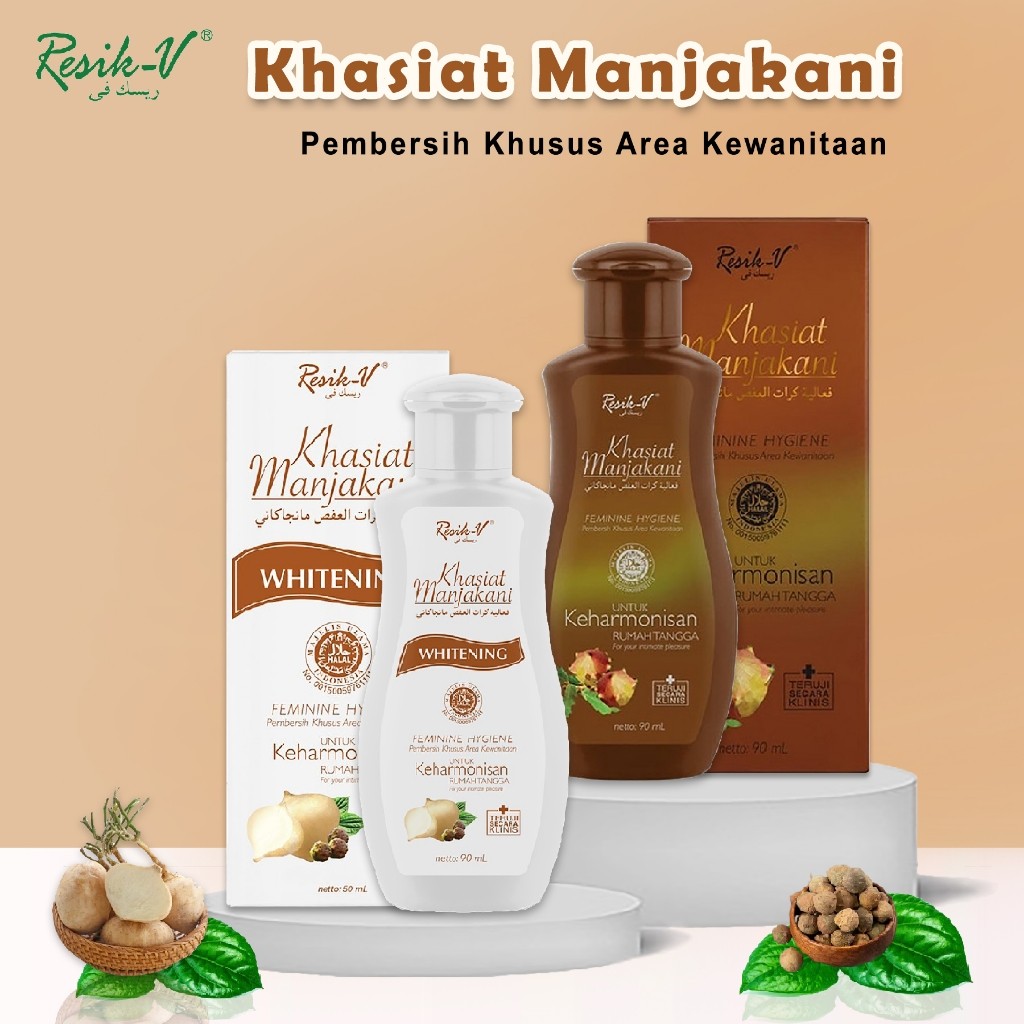 Jual Resik-V Khasiat Manjakani Wahitening Original Femine Hygiene 90ml ...
