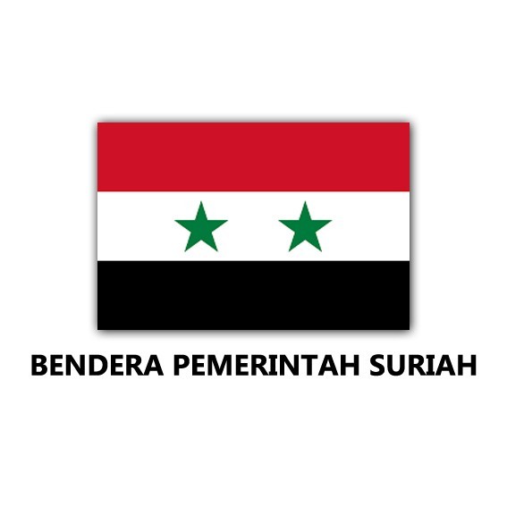 Jual Bendera Suriah / Syria Flag - ukuran besar - Bendera Negara ...
