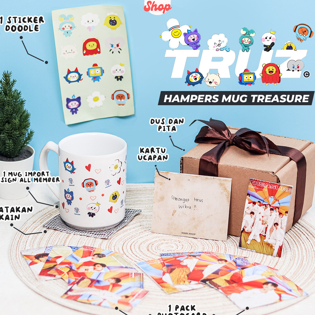 Jual Hampers Mug Truz Treasure Teume | Giftbox Kpop | Hampers Kpopers ...